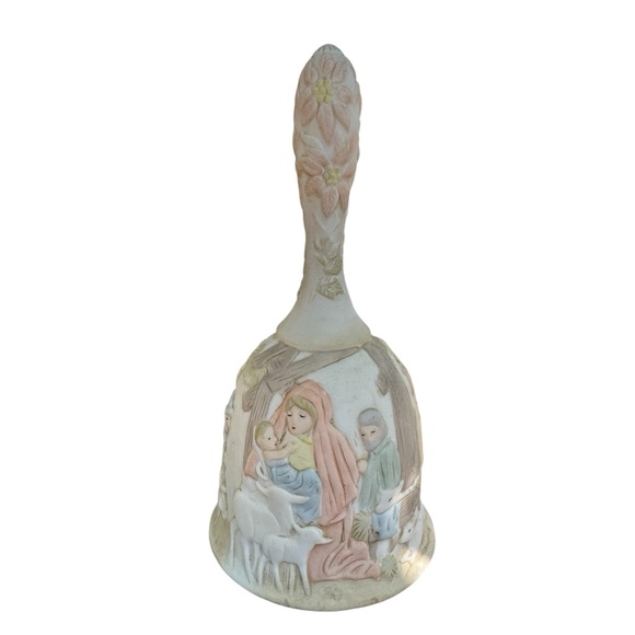 Lefton | Holiday | Lefton Christmas Nativity Bell 982 Vtg Porcelain ...